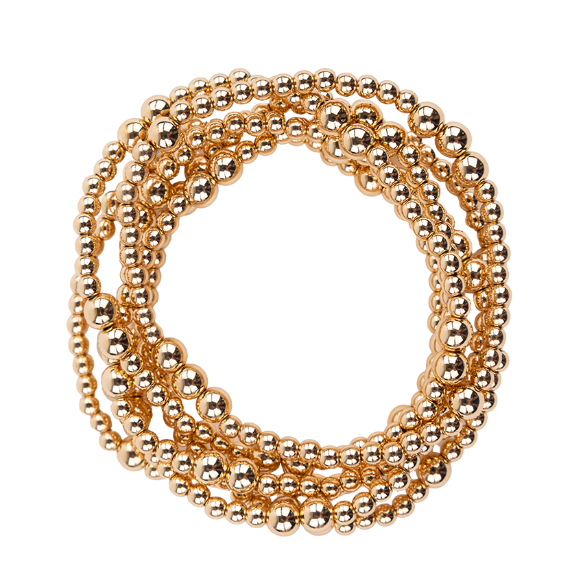 7 Beaded Stretch Bracelet Set