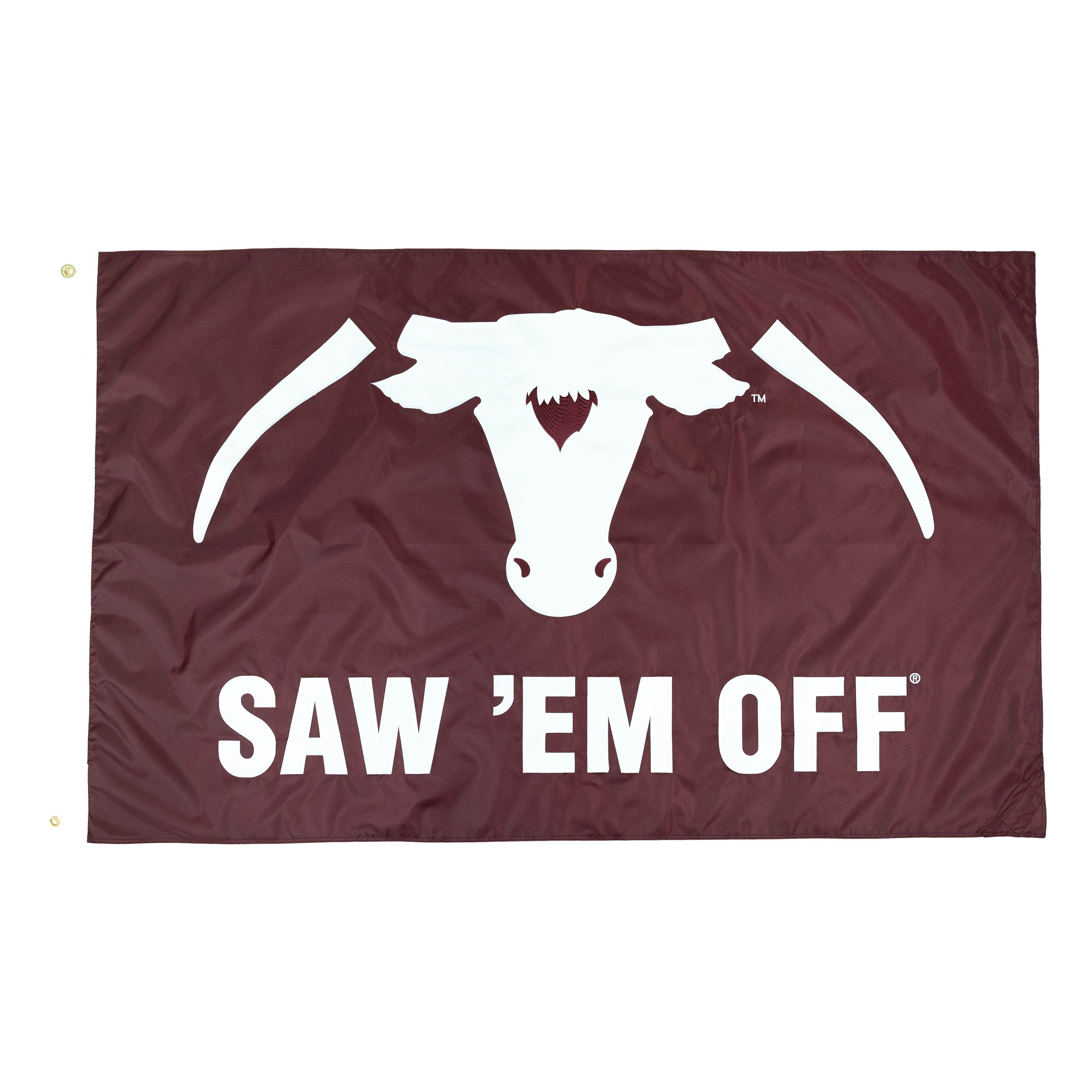 Saw Em Off Embroidered Double Sided Flag – Aggieland Outfitters