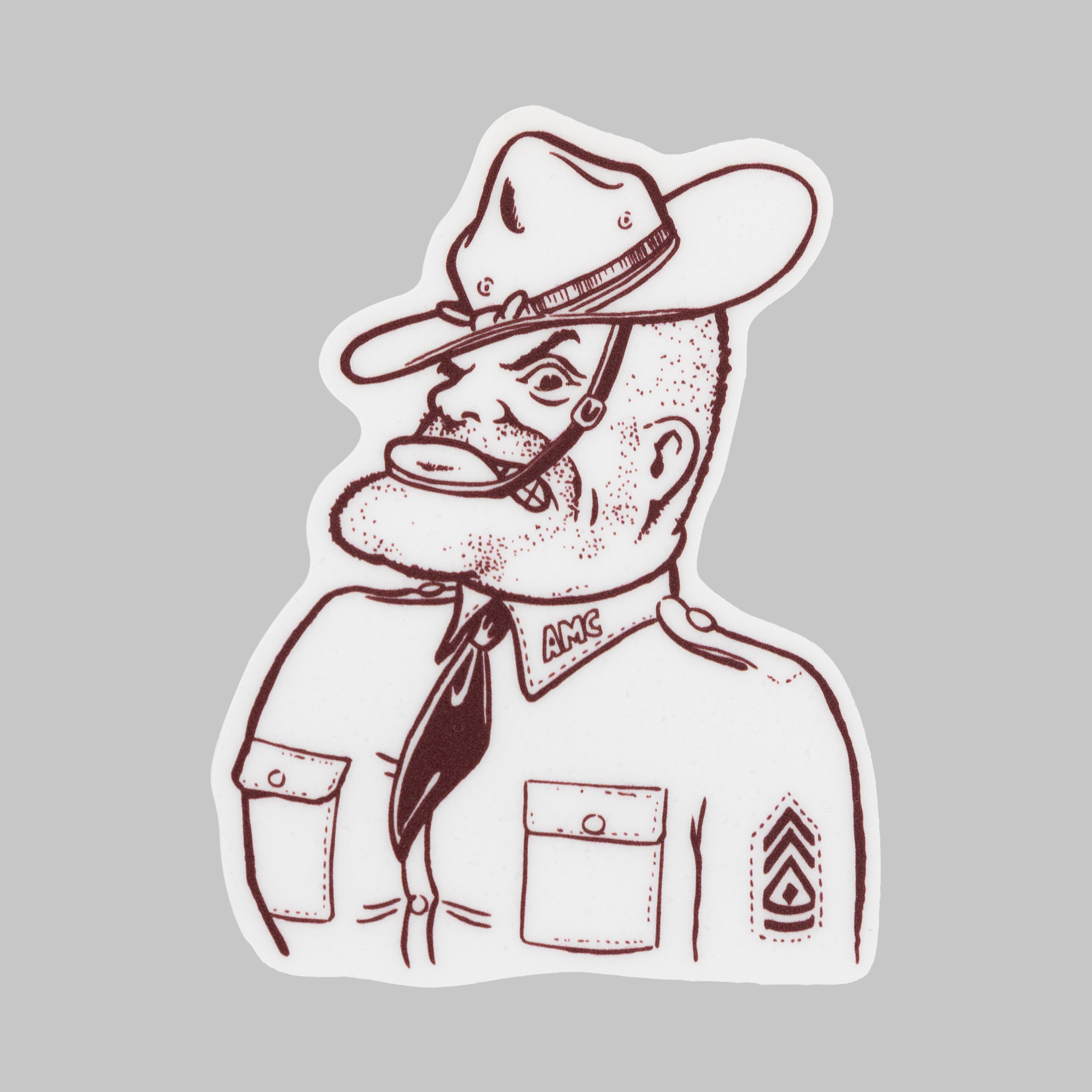 Ol' Sarge Sticker – Aggieland Outfitters