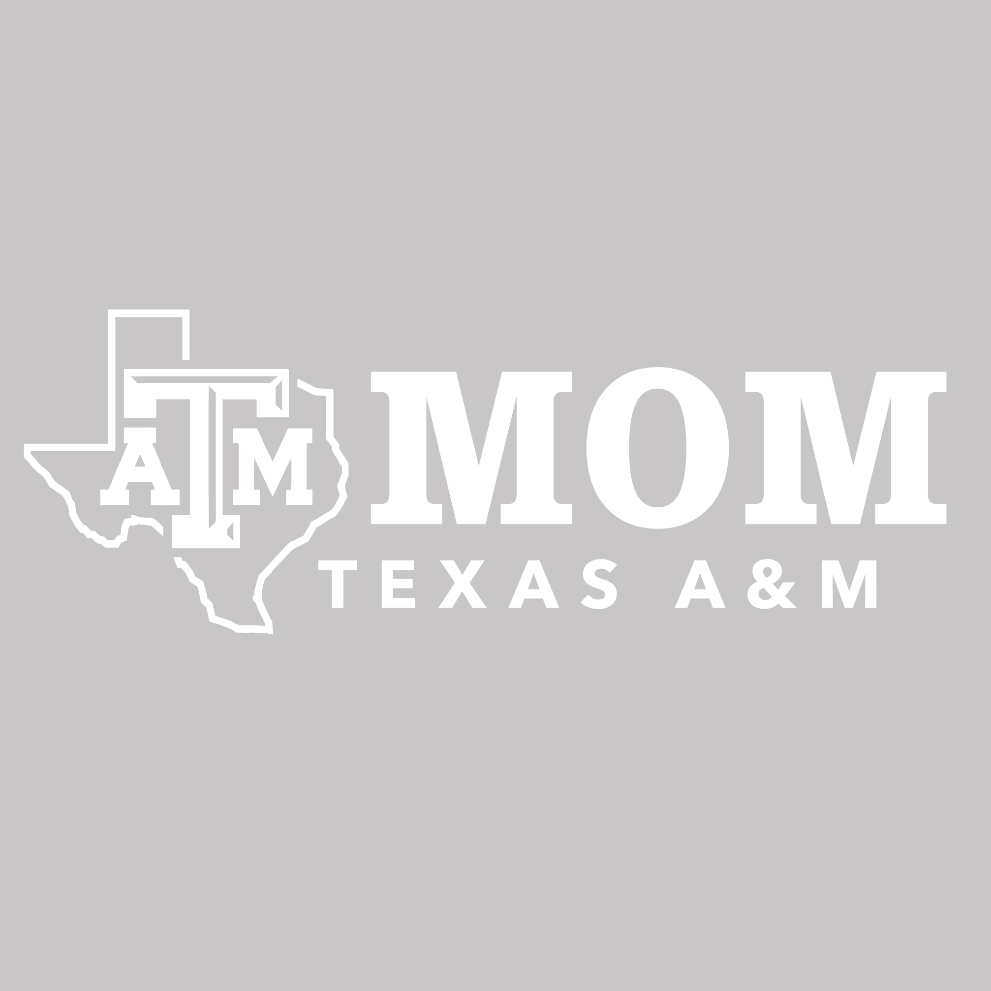 Texas A&M Aggie Lonestar Mom Car Decal