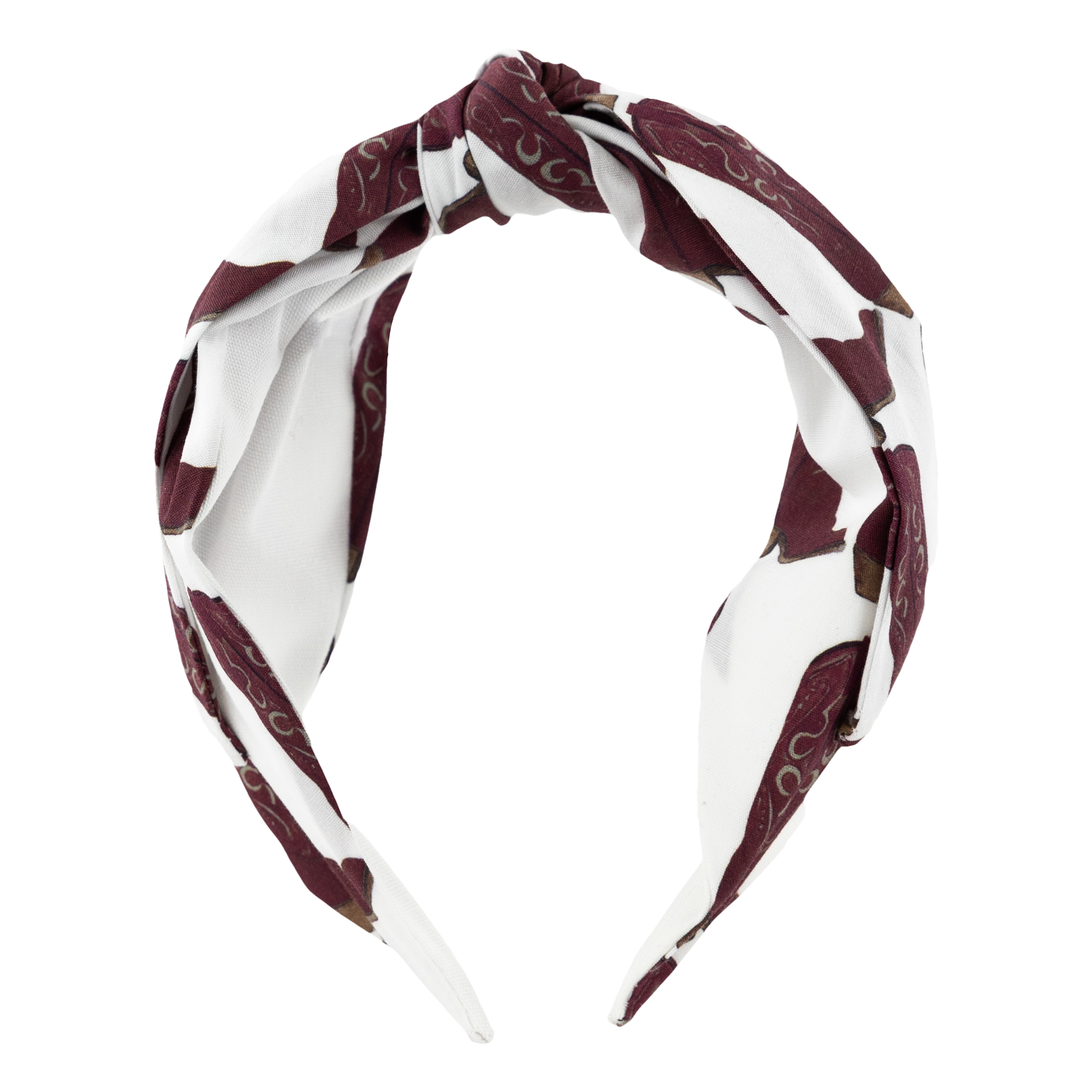 Maroon Boots Headband