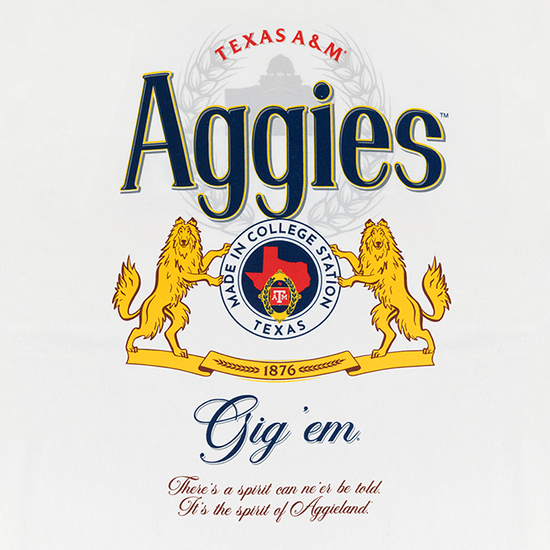 Texas A&M Aggies Brewed for Fighting Spirit T-Shirt