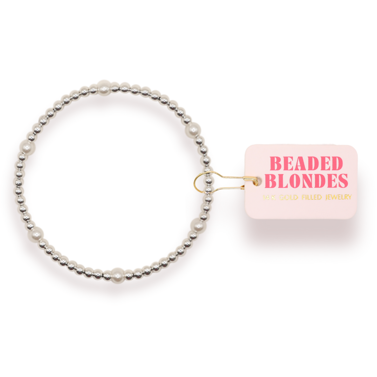 Beaded Blondes Silver Madi Bracelet – Aggieland Outfitters