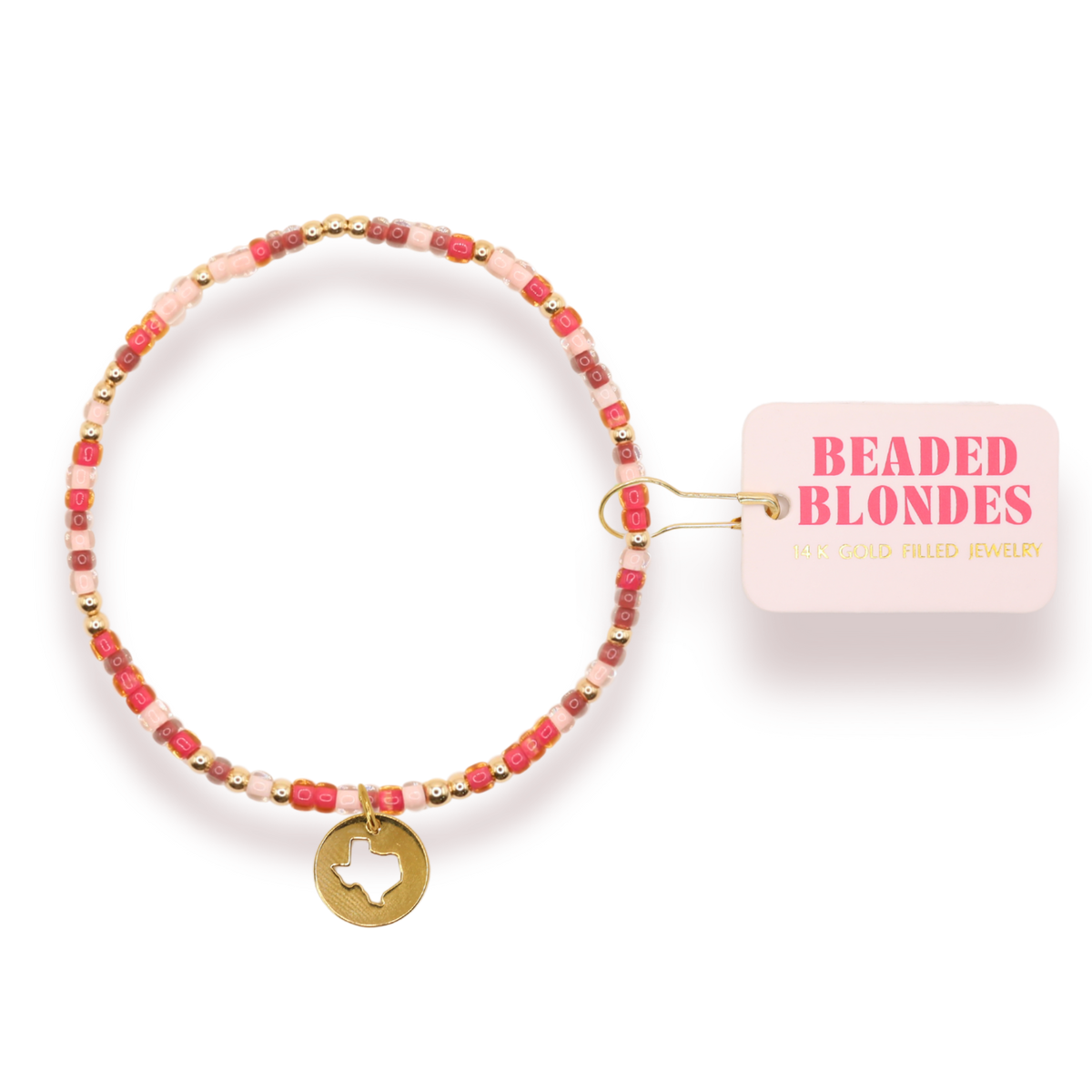 Beaded Blondes Texas Sprinkle Charm Bracelet