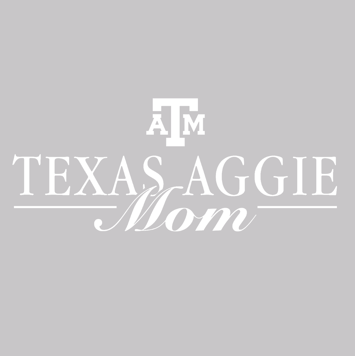 Cursive Texas Aggie Mom Decal – Aggieland Outfitters