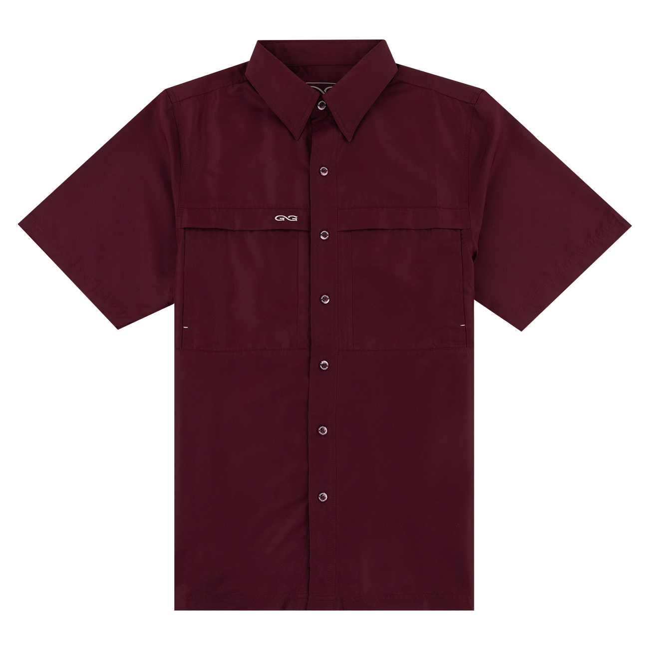 Maroon GameGuard Button Down Shirt