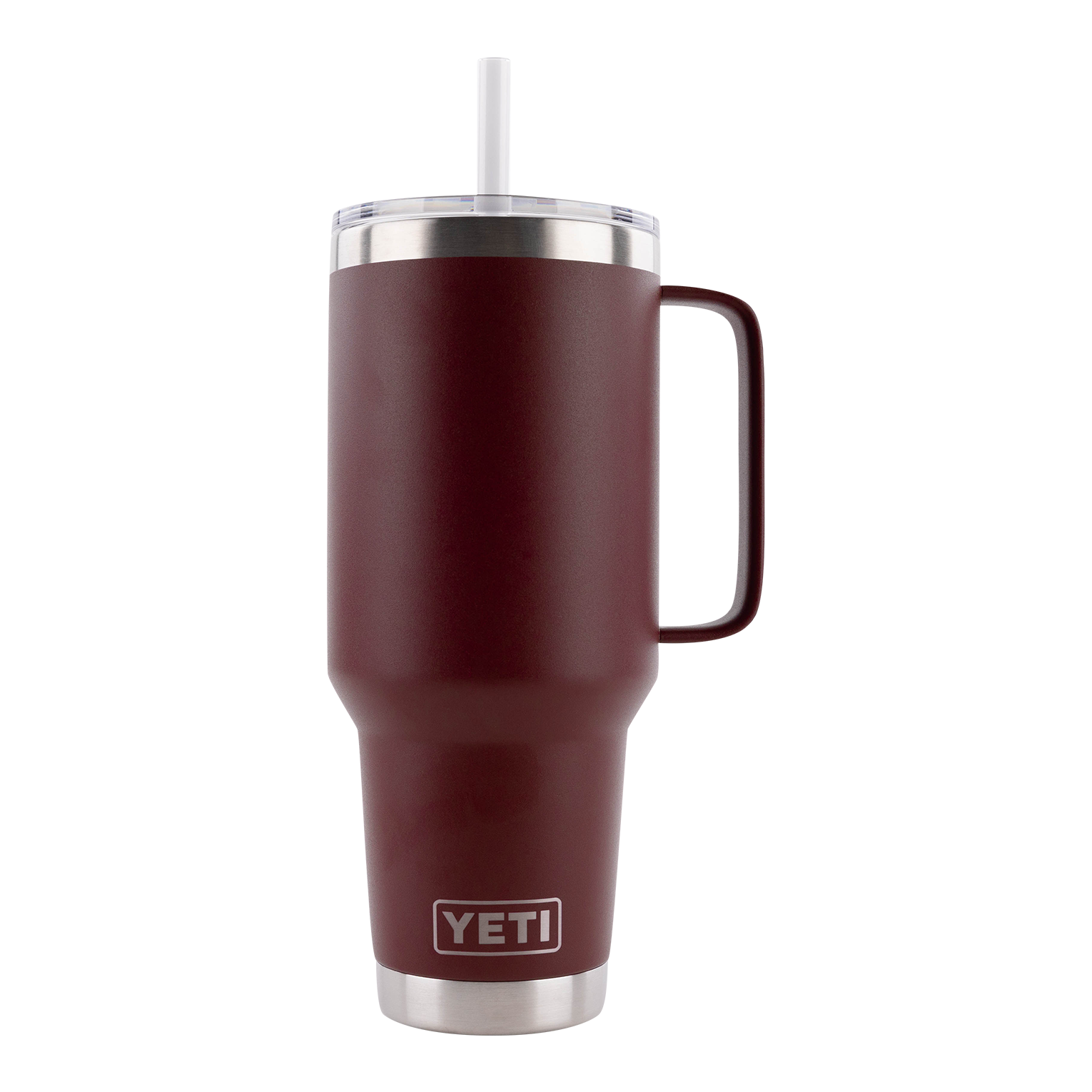 Maroon Yeti Blank Tumbler with Straw 42oz