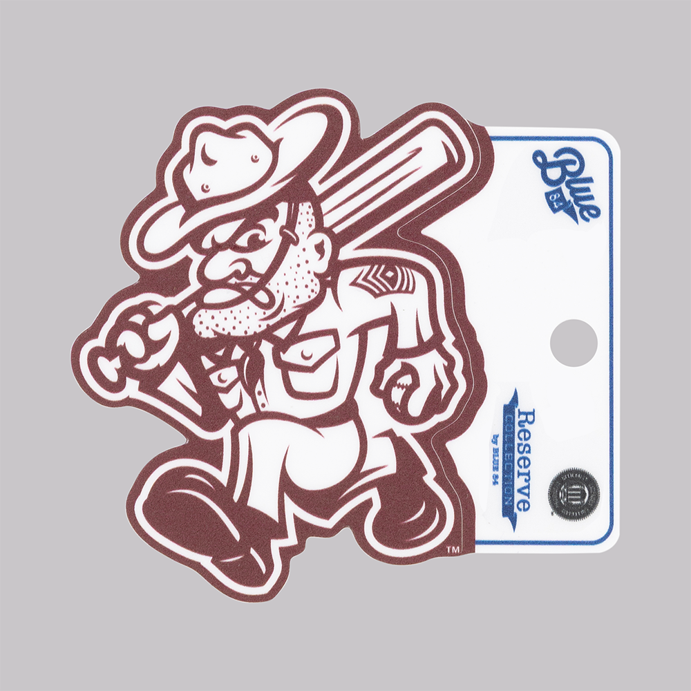 Outline Ol' Sarge Baseball Mini Sticker – Aggieland Outfitters