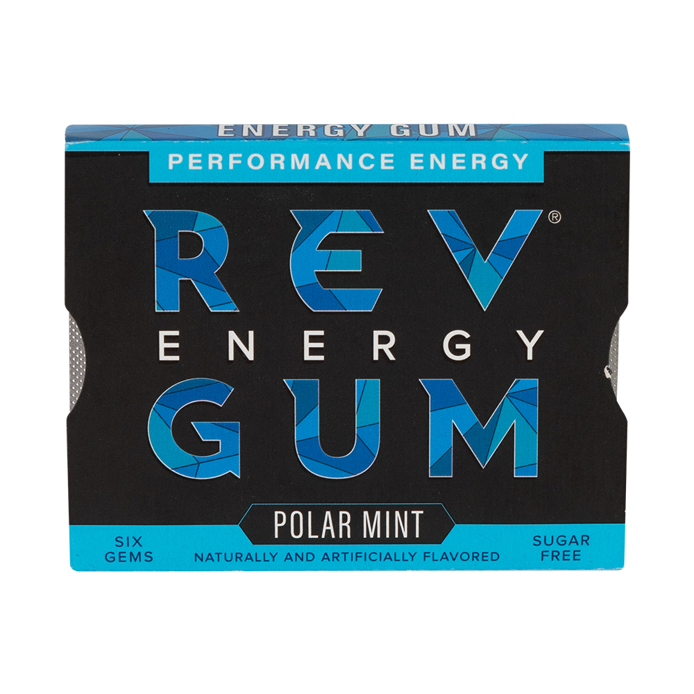 Polar Mint Rev Energy Gum