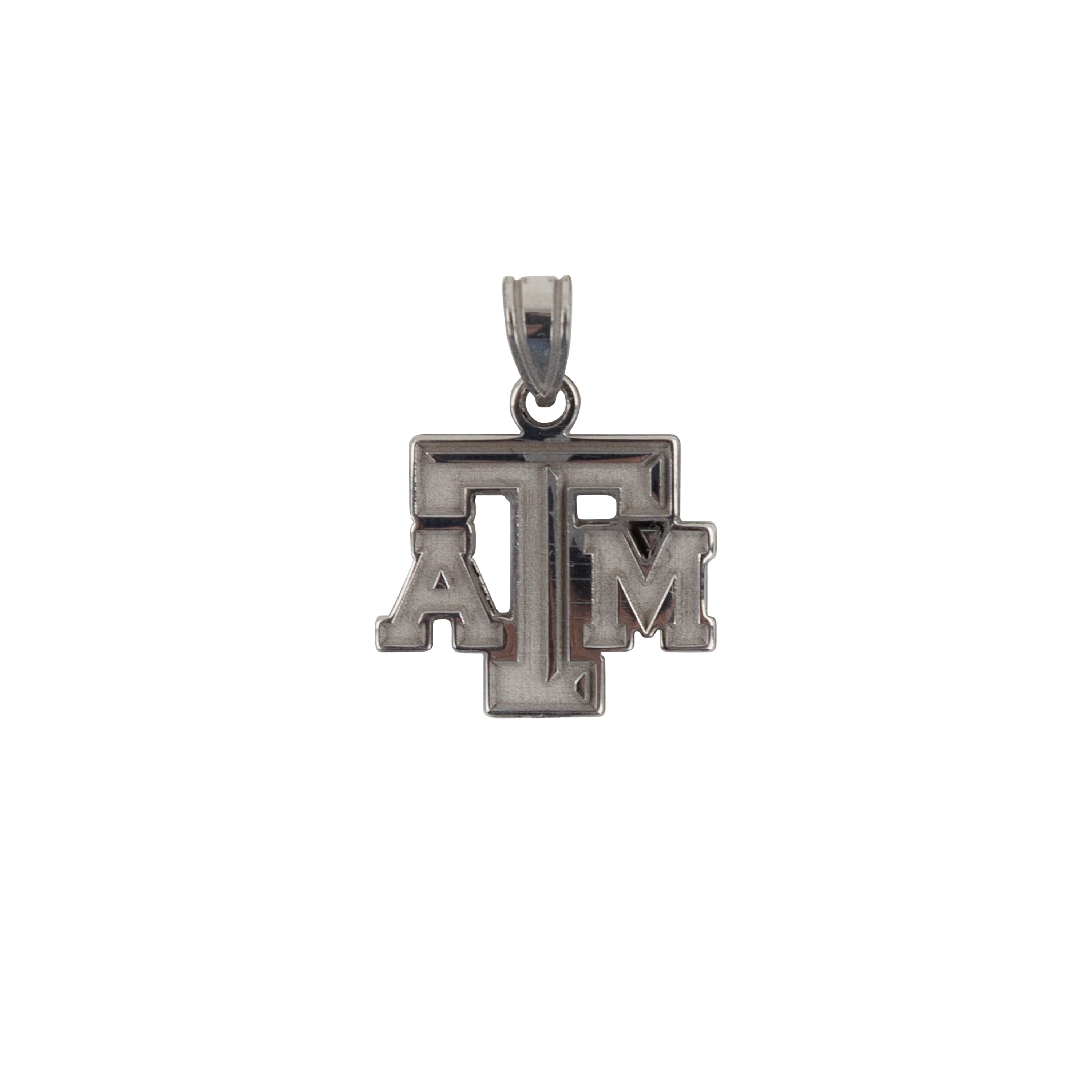 Small Block ATM Sterling Silver Charm - Aggieland Outfitters