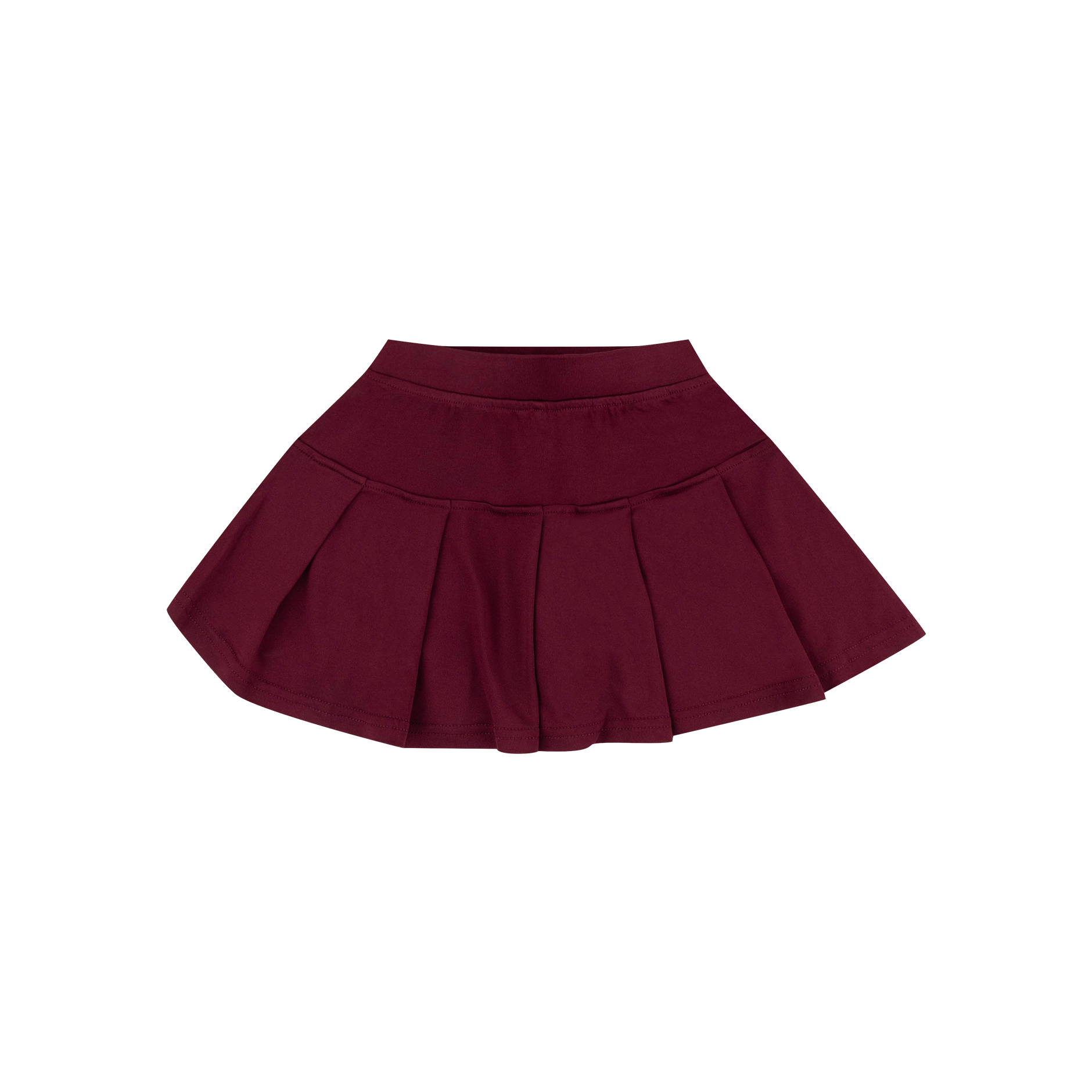 Solid Maroon Skort