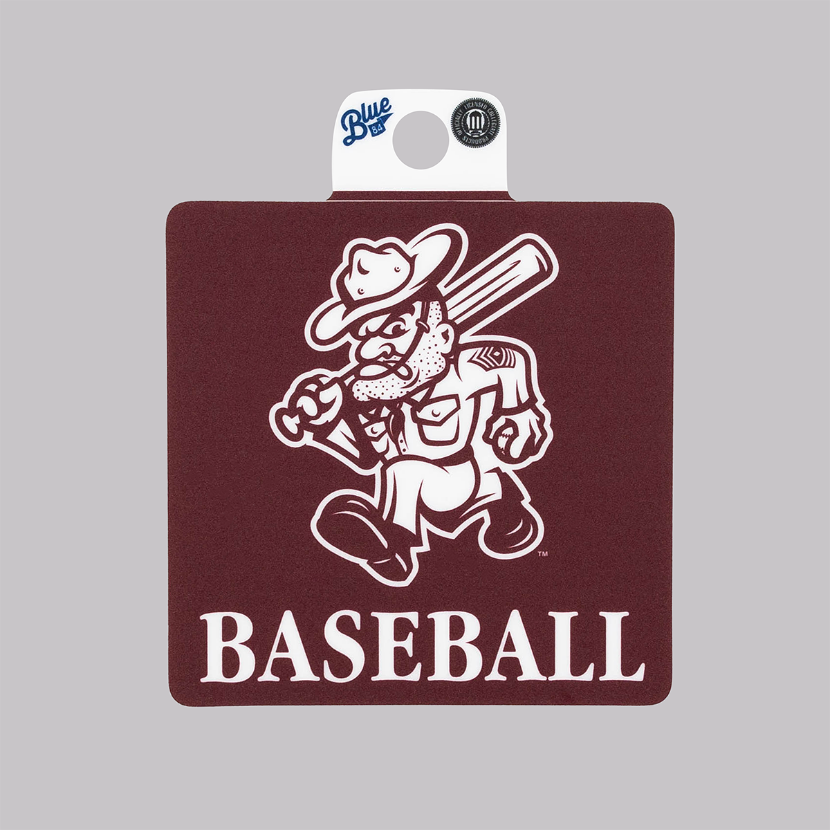 Square Baseball Sarge Sticker
