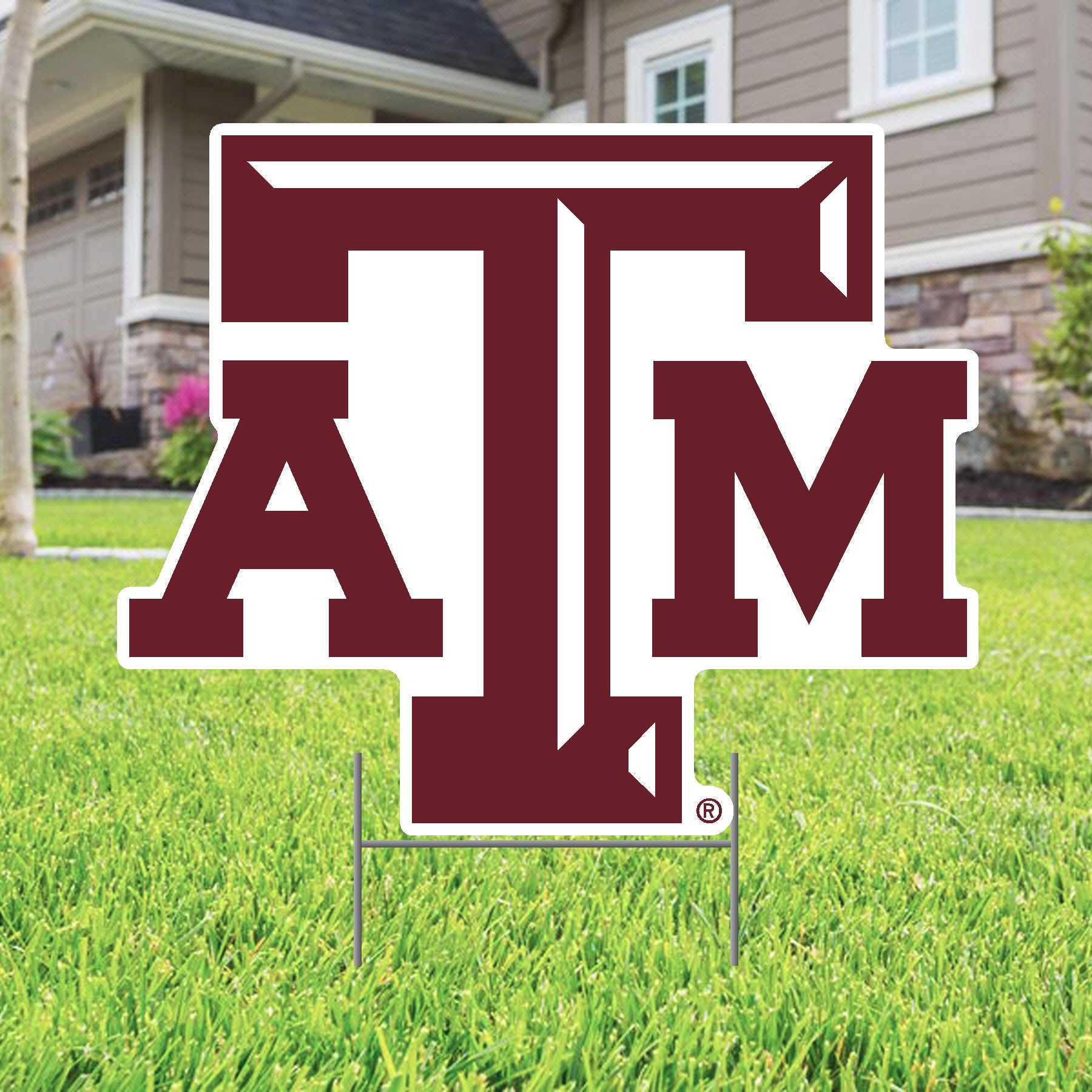 Dropship Item: Texas A&M ATM Yard Sign 18" x 24"