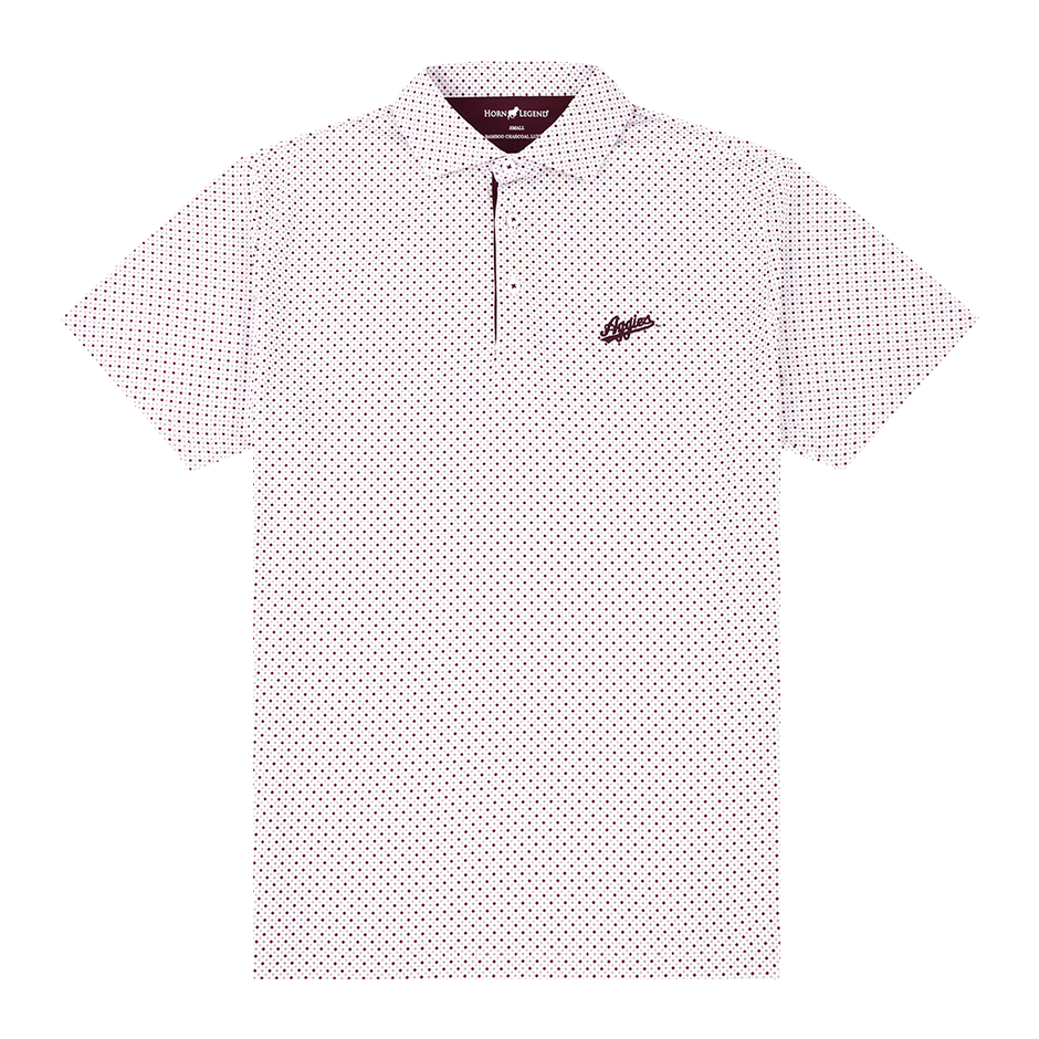 Aggies Horn Legend Diamond Pattern Polo – Aggieland Outfitters