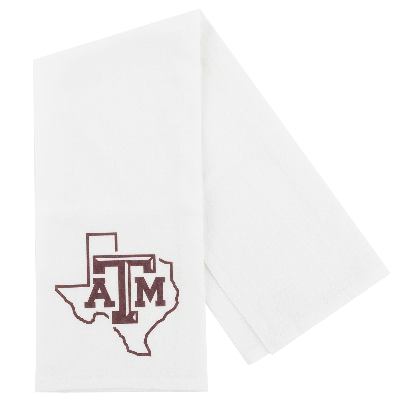 Texas A&M Lonestar Tea Towel in White - Aggieland Outfitters