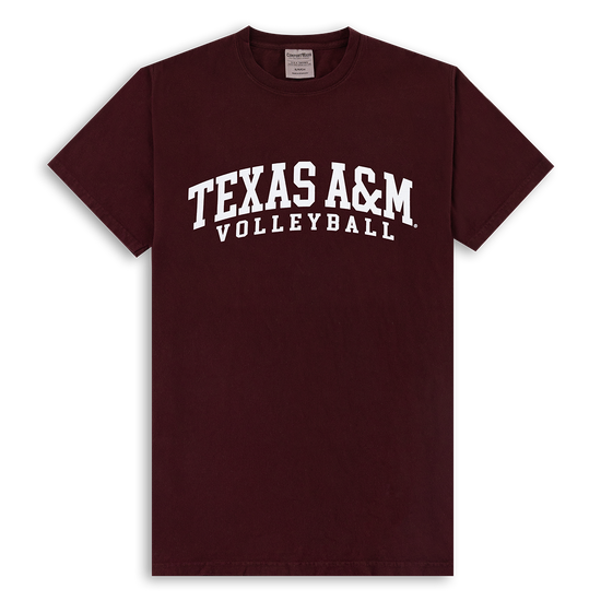 Simple Arch Volleyball T-Shirt - Aggieland Outfitters