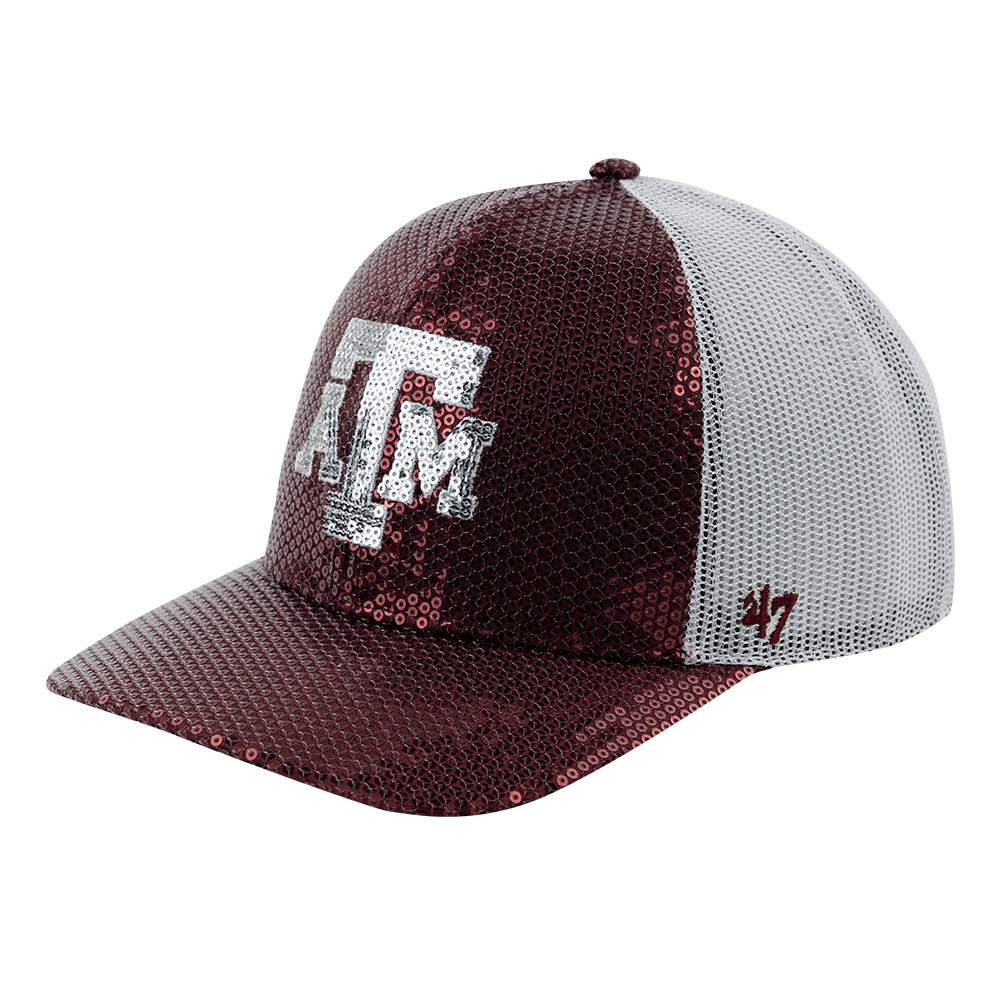A&M Trucker Dazzle Cap in Maroon - Aggieland Outfitters