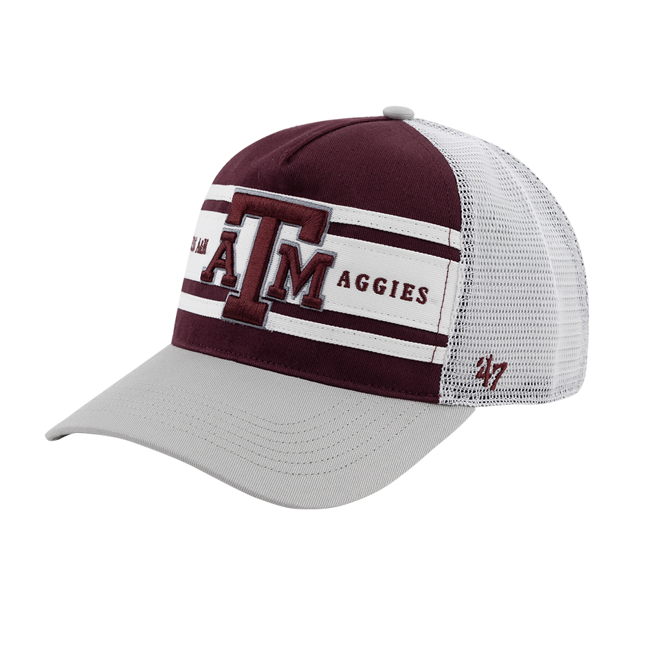 A&M '47 Brand Super Stripe Mesh Cap - Aggieland Outfitters