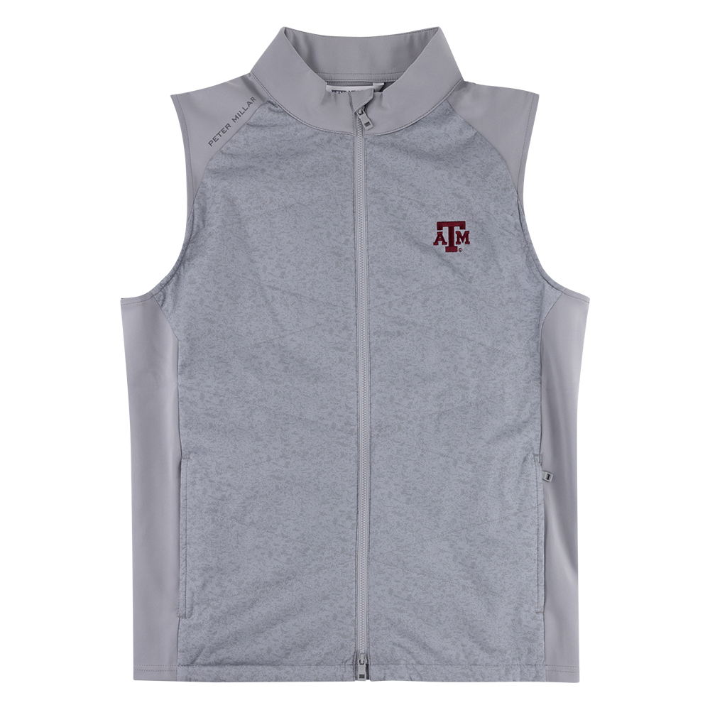 Texas A&M Peter Millar Mens Fuse Hybrid Vest