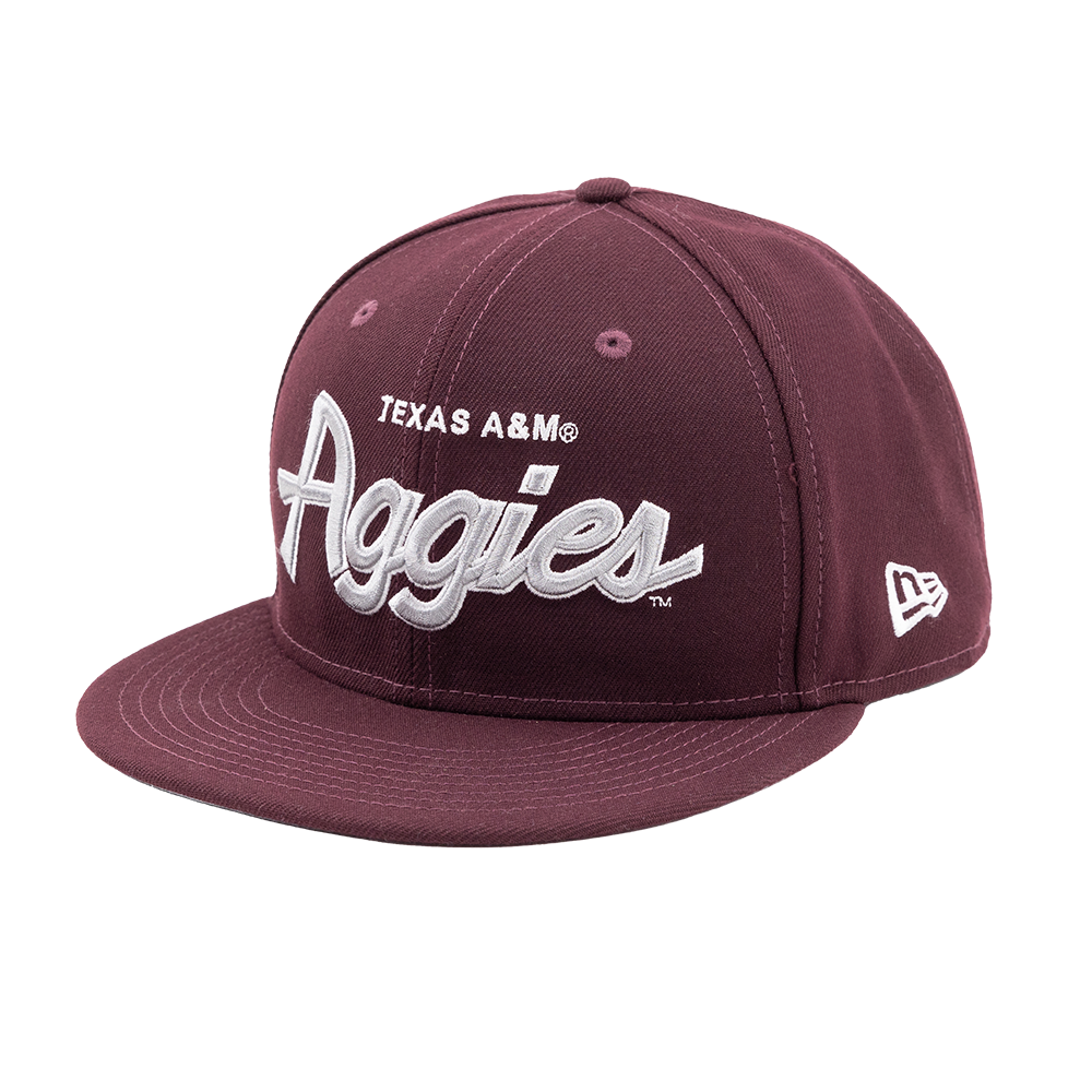Texas A&M Script Aggies OTC Flatbill Hat