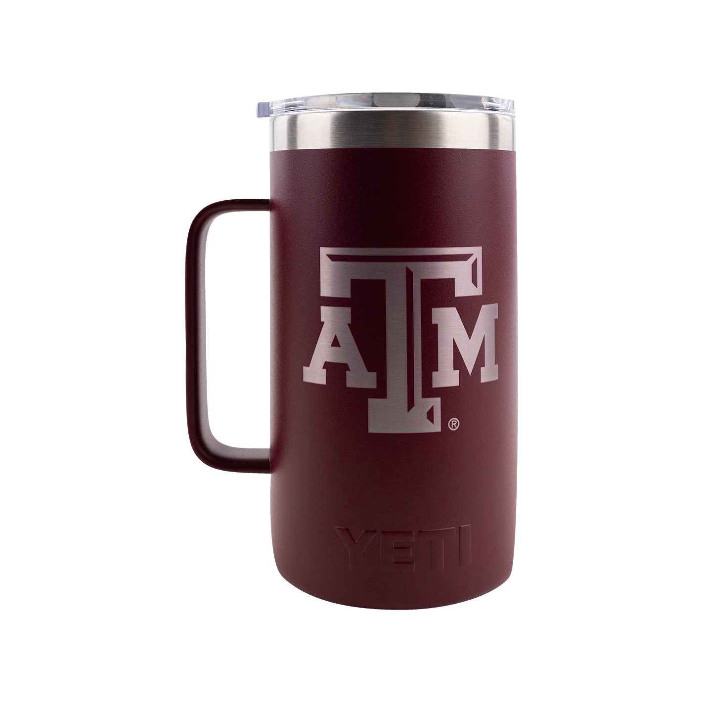 Texas A&M Yeti Maroon Rambler Mug 24oz