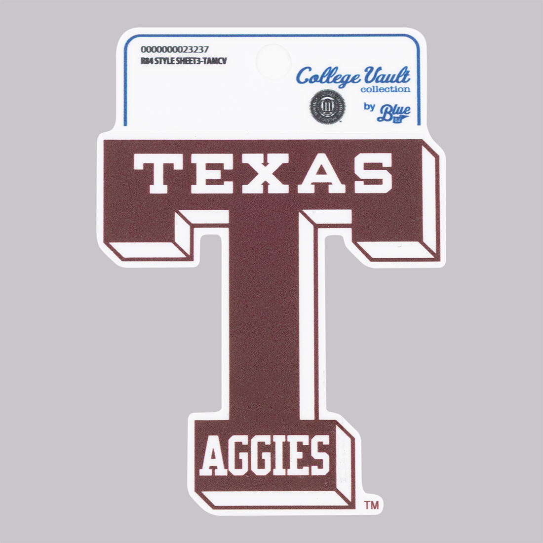 Texas Aggies Block T Vintage Sticker