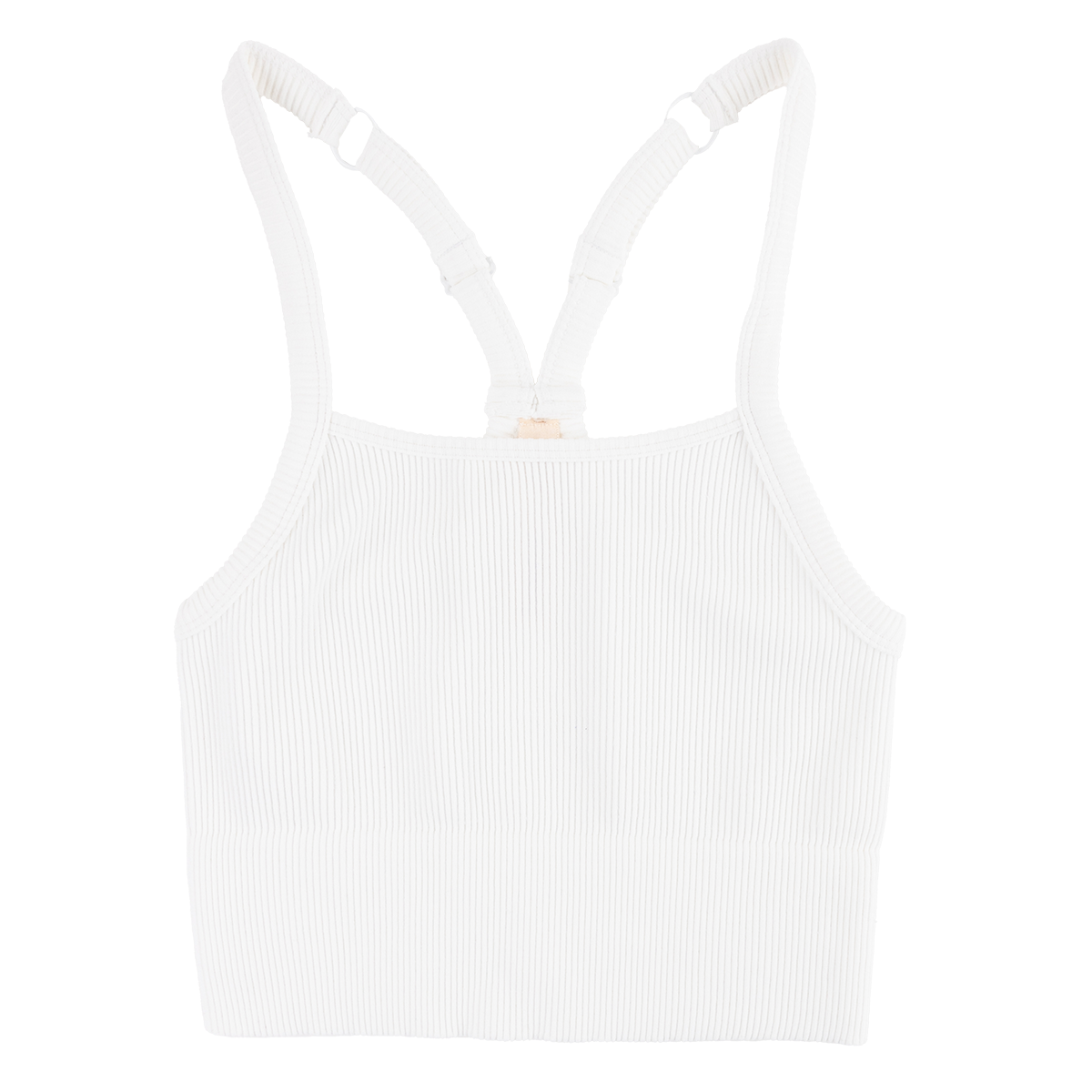 White Adjustable Racer Back Crop – Aggieland Outfitters