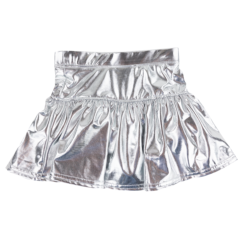 Youth Metallic Silver Skort – Aggieland Outfitters