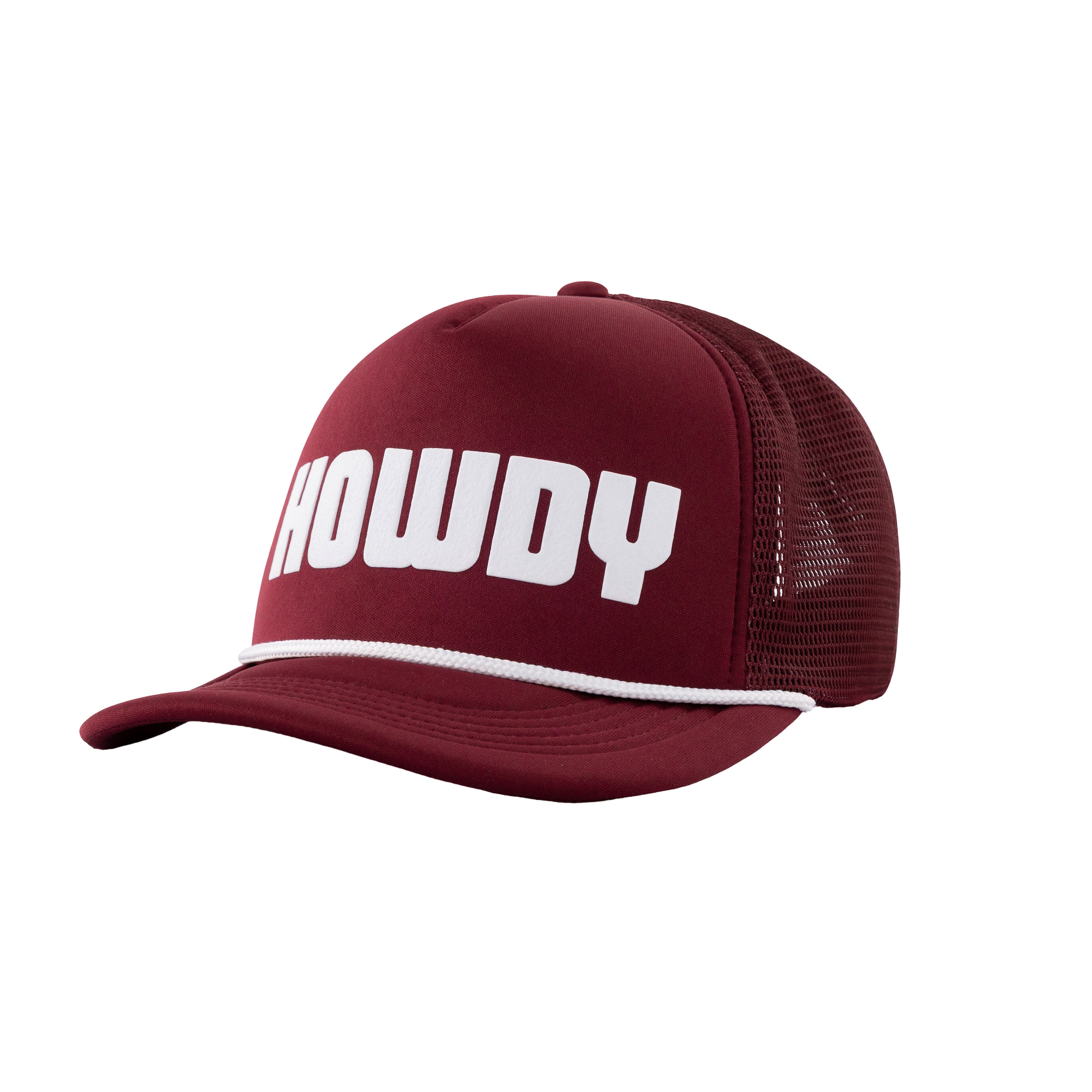 Collegiate Outfitters Howdy Foam Rope Trucker Hat