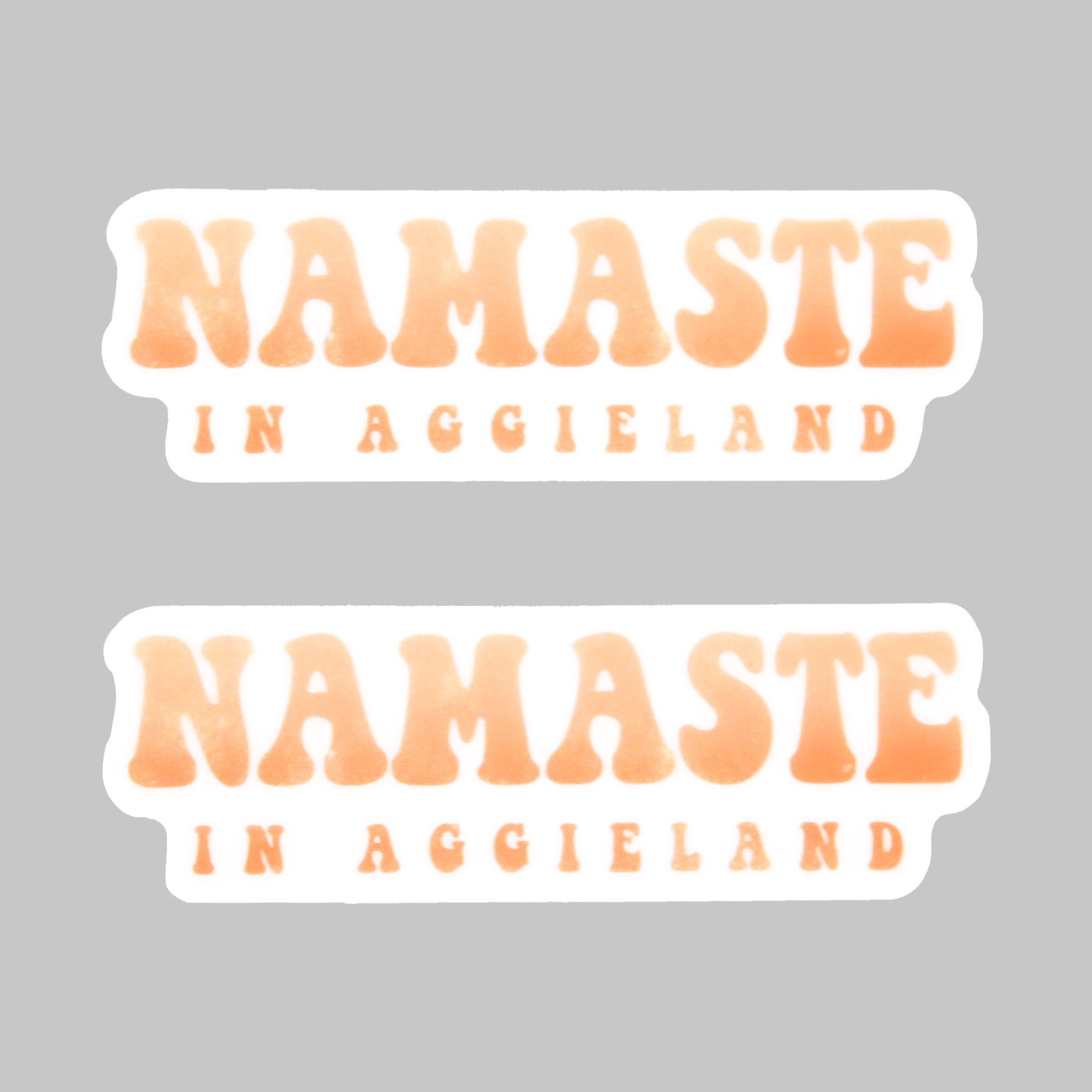 Namaste In Aggieland Dizzler Sticker