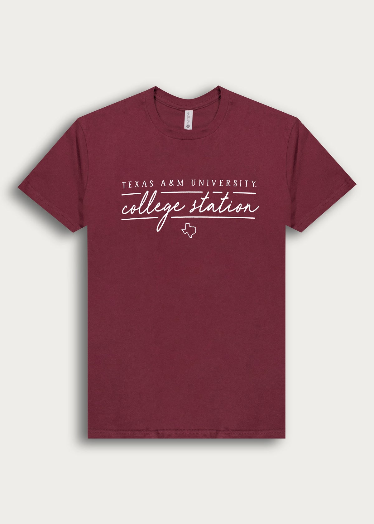 Cursive College Station Graphic T-Shirt for Fans