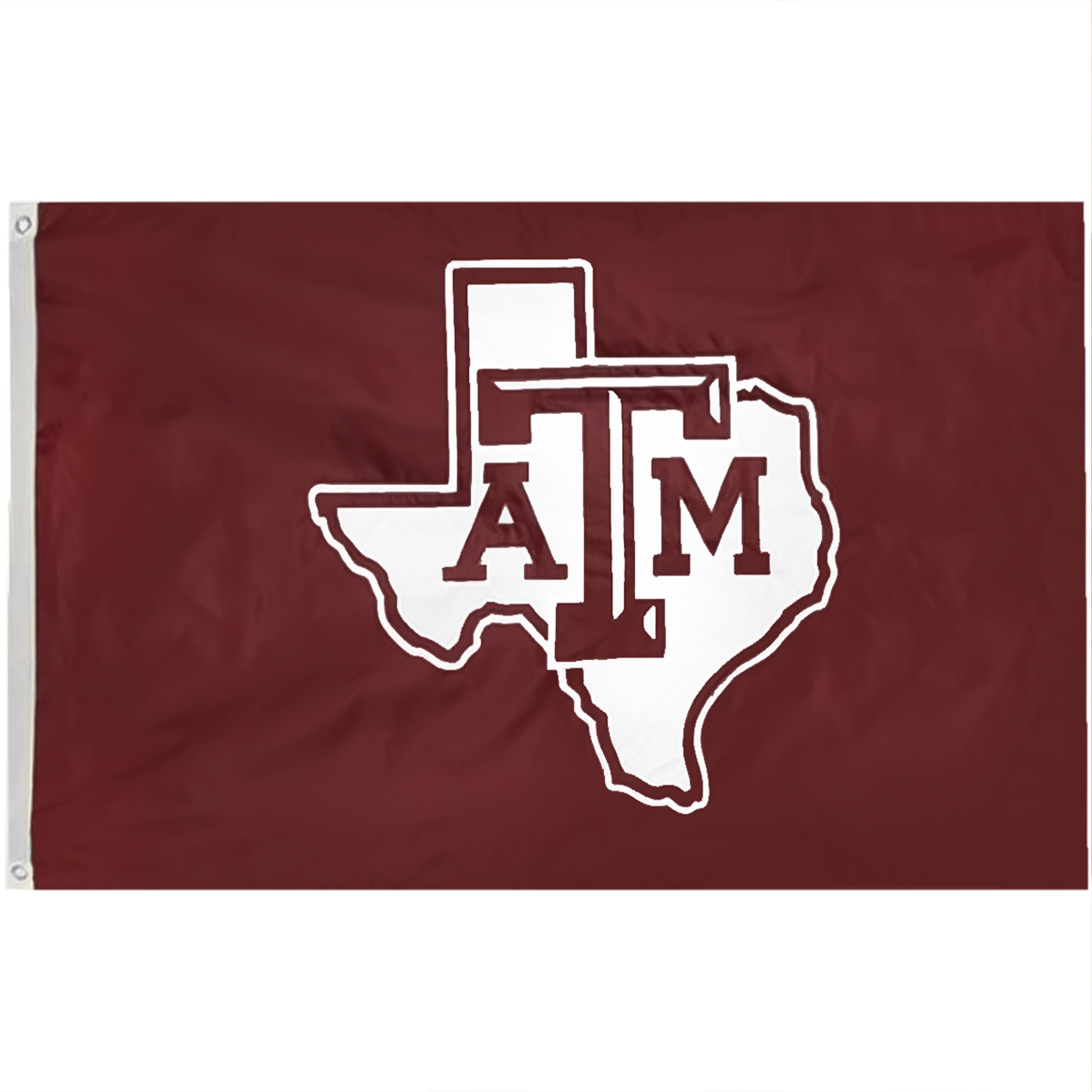 Maroon Lone Star Double Sided Flag 3' x 5' – Aggieland Outfitters