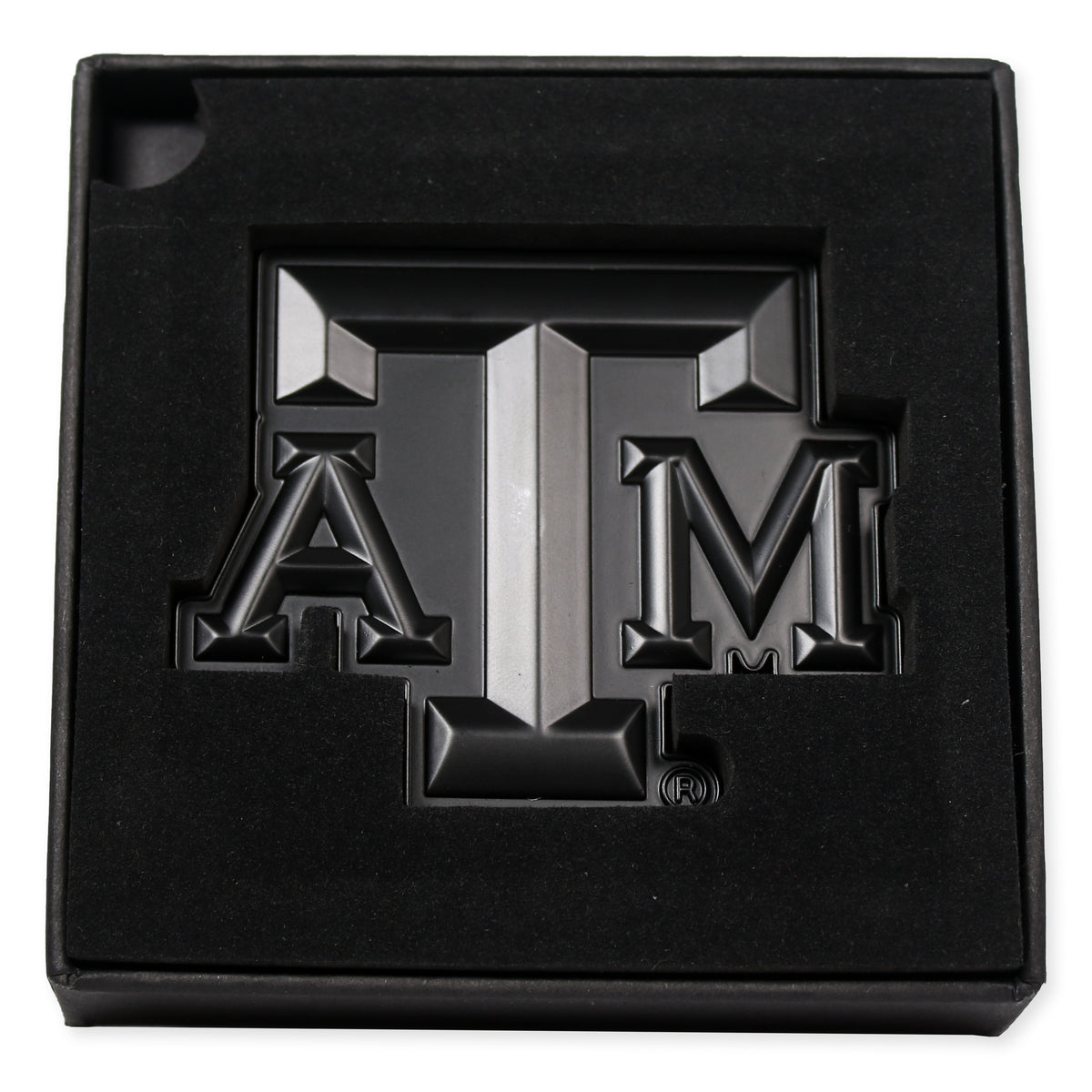 Matte Silver Block Emblem – Aggieland Outfitters