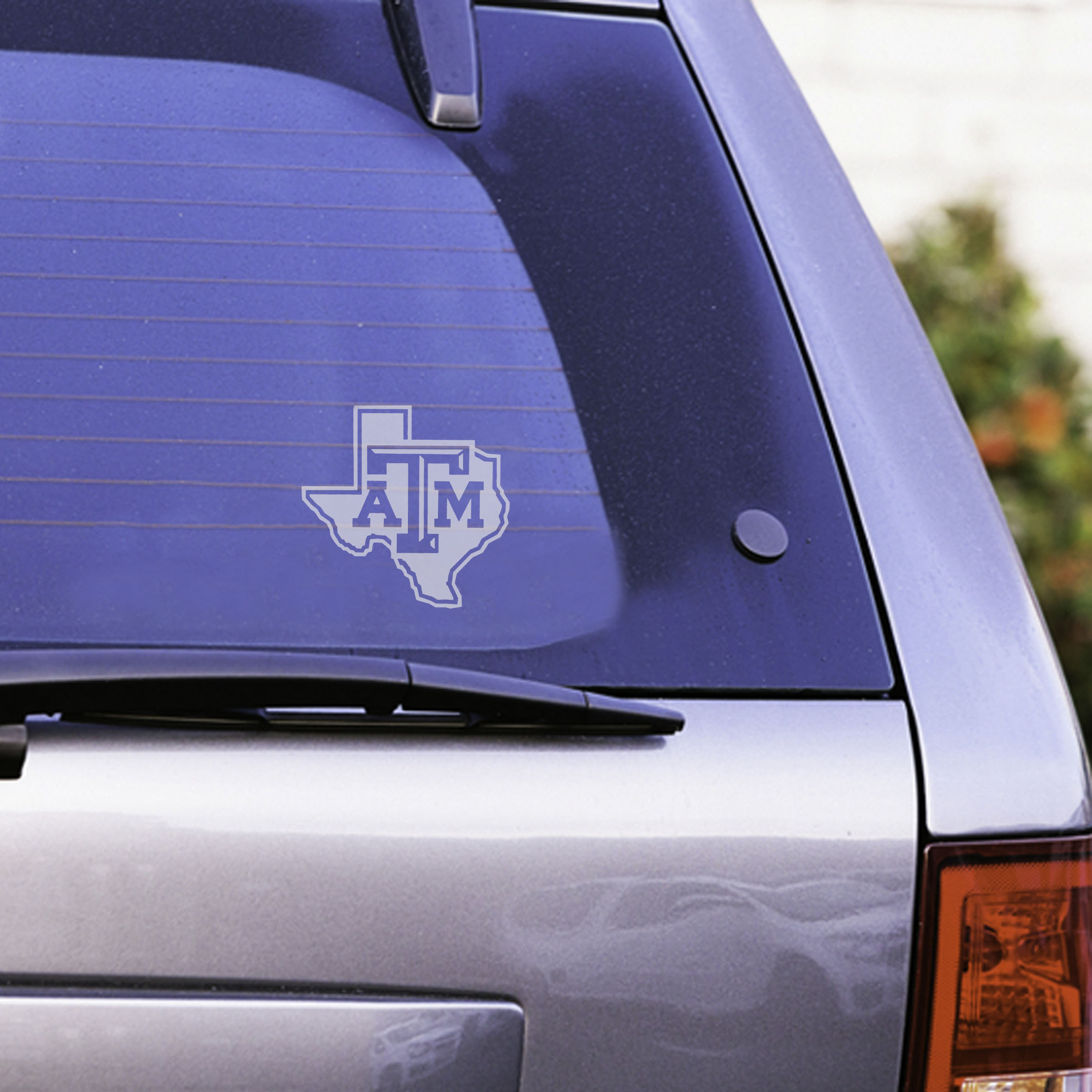 Texas A&M Lone Star Frosted Glass Decal