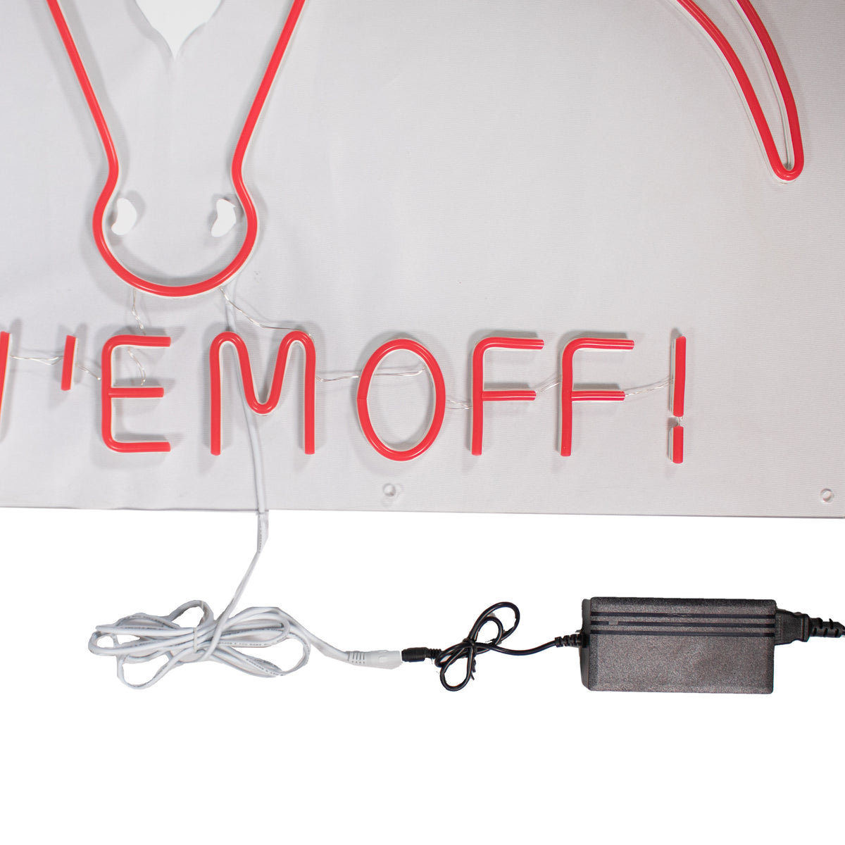 Saw 'Em Off Neon Sign