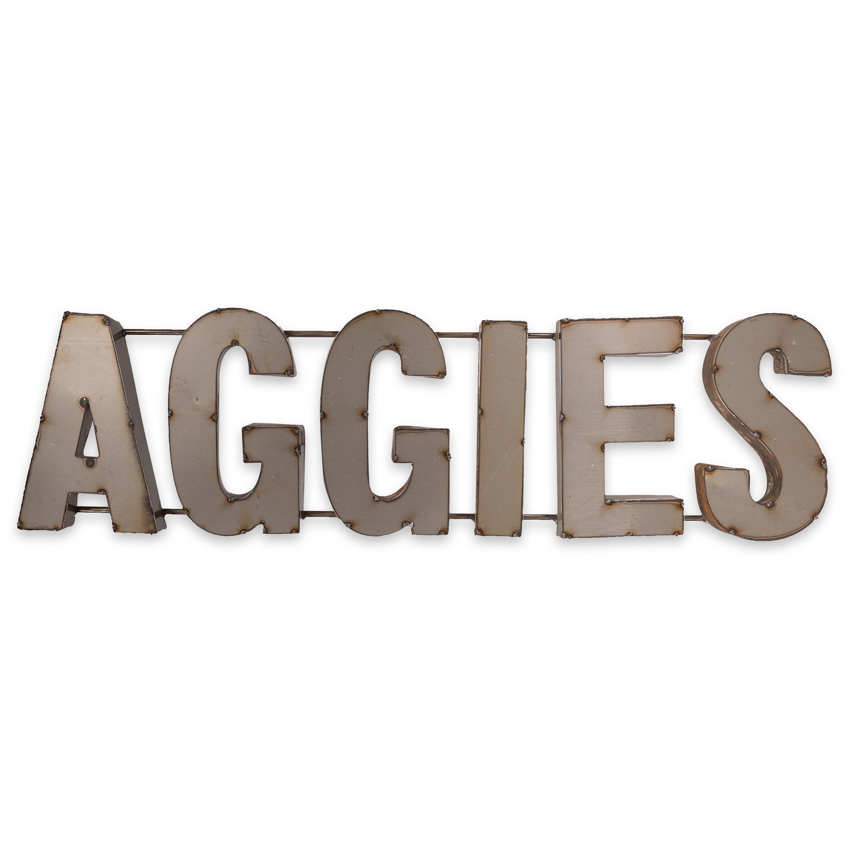 Aggies Unpainted Straight Sign